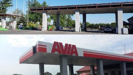 The rebranding process of 8 new stations under the AVIA brand is underway - UNIMOT S.A